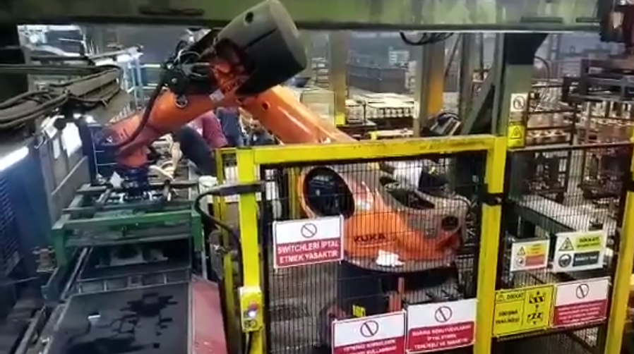 Maça koyma robotumuz devreye girdi!